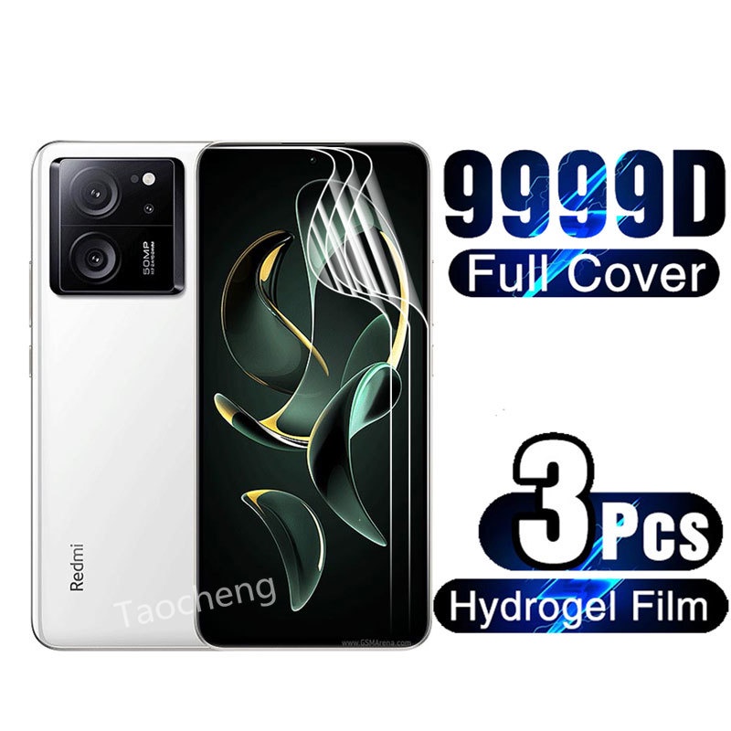 ฟิล์มไฮโดรเจลนิ่ม แบบใส กันรอยหน้าจอ สําหรับ Xiaomi 13 T 13T Pro ...