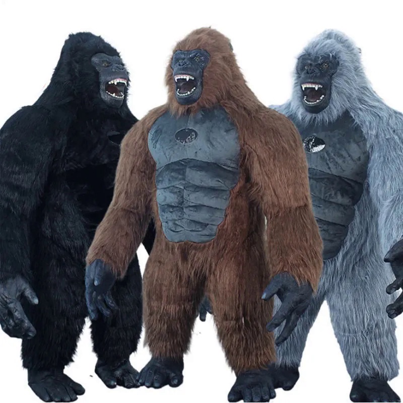 Adult Giant Inflatable King Kong Costume Full Body Wearable Gorilla ...