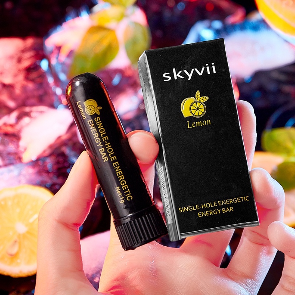 2 ชิ้น Skyvii ทำความสะอาดจมูกกล่องสมุนไพร Energy Bar Energizing Nasal ...