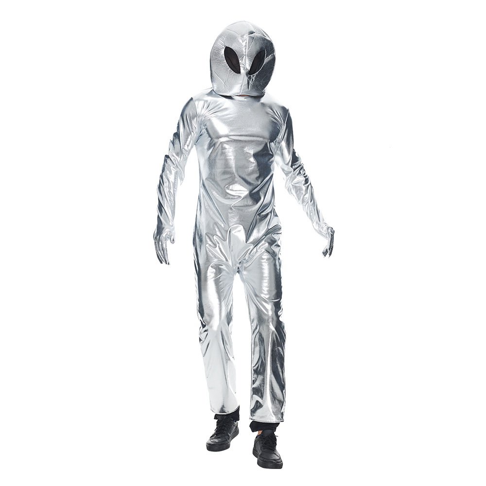 Ready to ship Halloween adult classic alien costume men Game Party ...