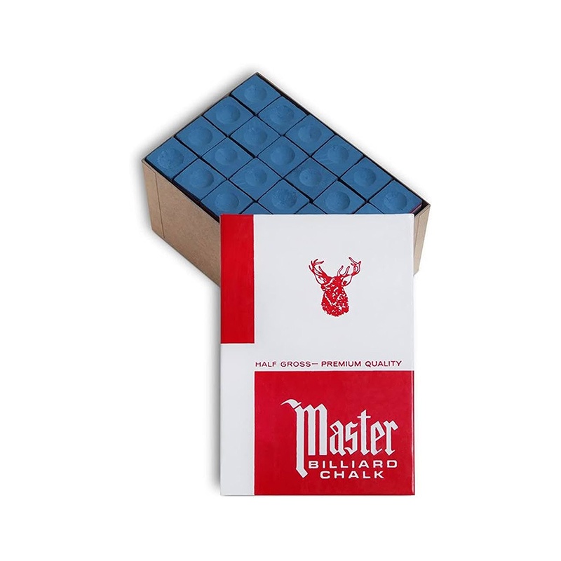 Master Chalk ชอล์กฝนหัวคิวมาสเตอร์ สีฟ้า กล่อง 72 ก้อน 1/2 Gross Master ...