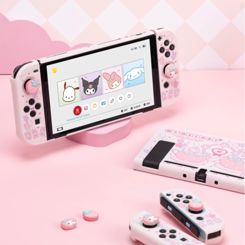 Geekshare Sanrio เคสป้องกันธีมคุโรมิ สําหรับ Nintendo Switch และ Switch ...