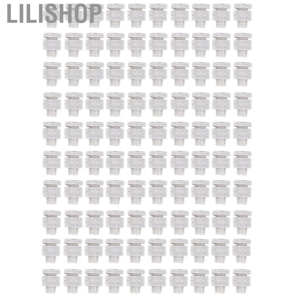 Lilishop 100ชิ้นรั้วไฟฟ้าเชื่อมต่ออลูมิเนียม0.8เซนติเมตรกระทู้ลวดSlott HG | Shopee Thailand