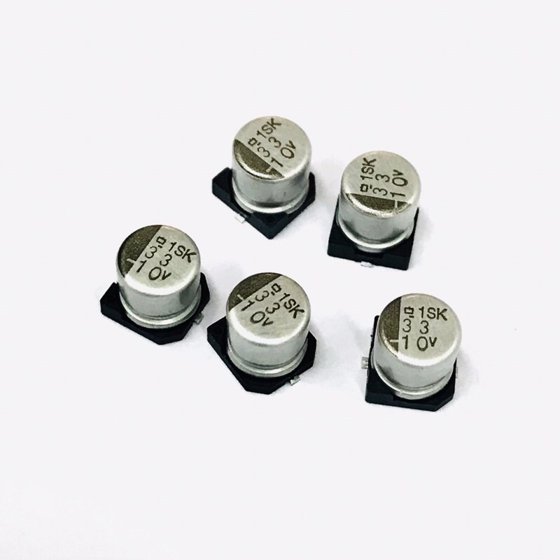 Capacitor SMD 33UF/10V(แพ็ค 10ตัว)คาปาซิเตอร์ 5*5.4 mm ตัวเก็บประจุแบบกระป๋อง มีของพร้อมส่งในไทย ...