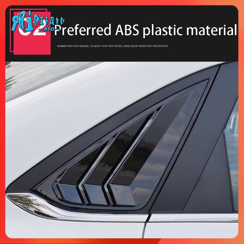 Rto Geely Emgrand 2022-2023 ฝาครอบบานเกล็ดหน้าต่างด้านหลัง สีดํา ...