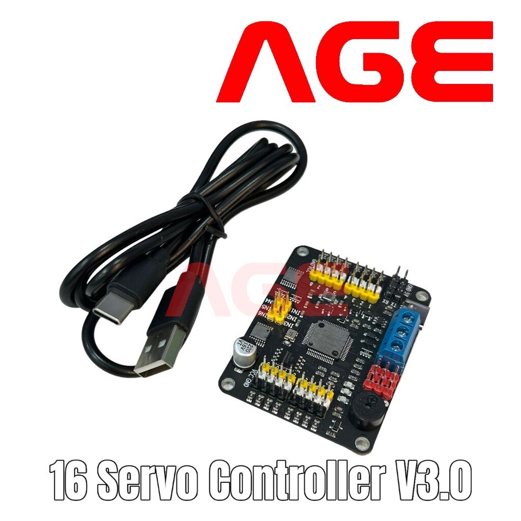 16 Channel Robot Servo Control Board V3.0 Servo Motor Controller PS-2 ...