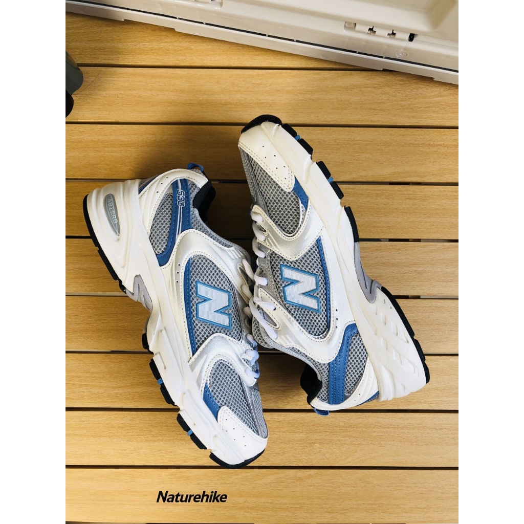 แท้100% New Balance NB530 silver blue การดูดซับแรงกระแทกต่ำวินเทจกีฬา ...