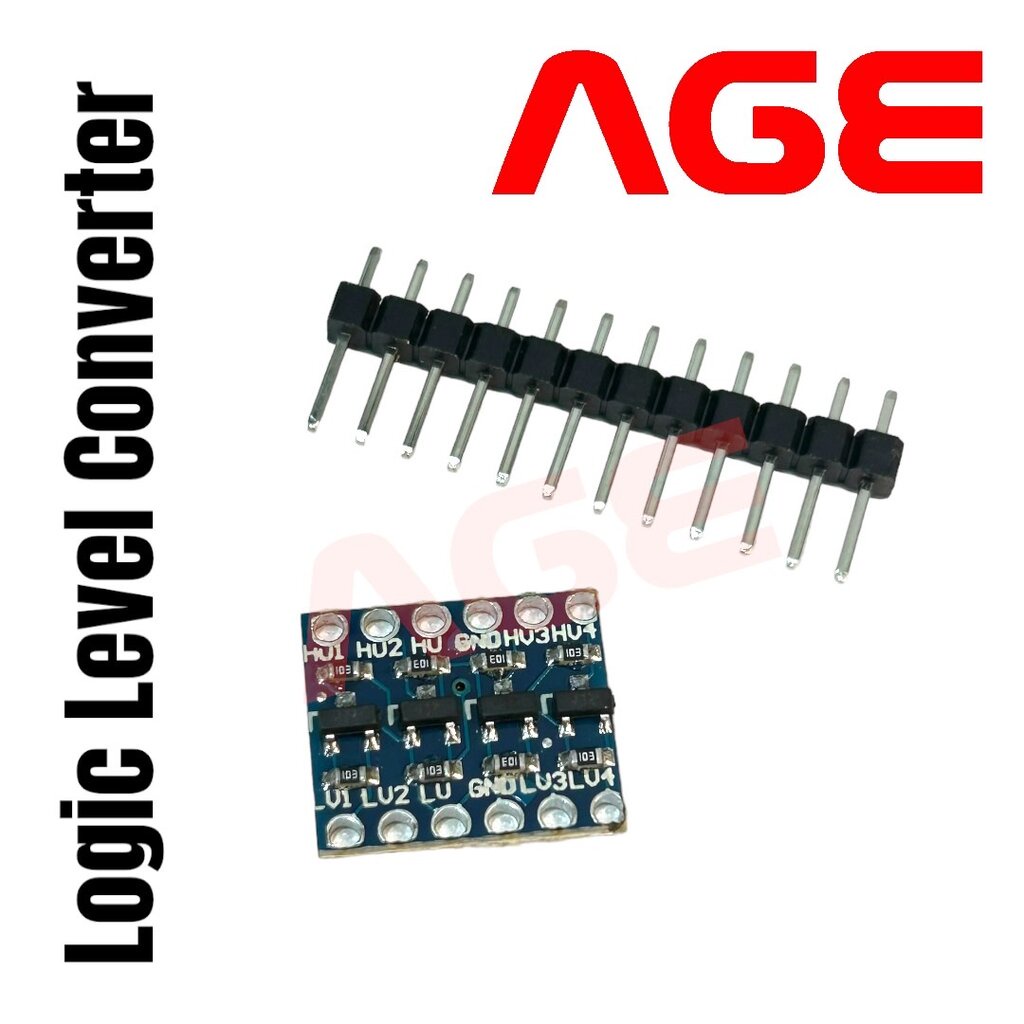 Logic Level Converter MODULE 4 CHANNEL 5V-3.3V IIC UART SPI ยังไม่ ...