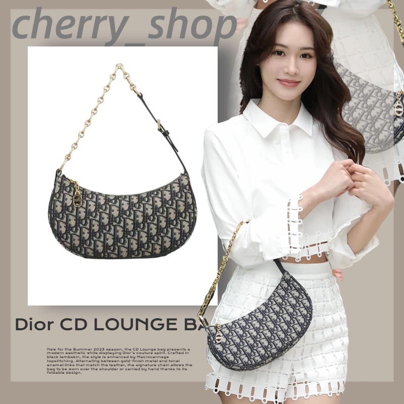 ดิออร์ Dior CD LOUNGE handbags กระเป๋าใต้วงแขนใหม่ กระเป๋าถือ/สะพาย ...