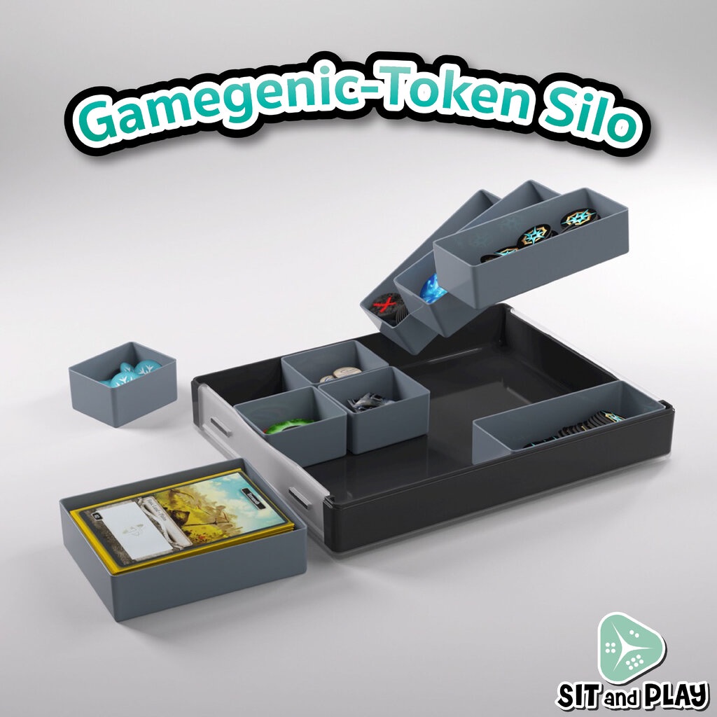 Gamegenic - Token Silo Convertible กล่องเก็บเกม เก็บการ์ด และ อุปกรณ์ ...