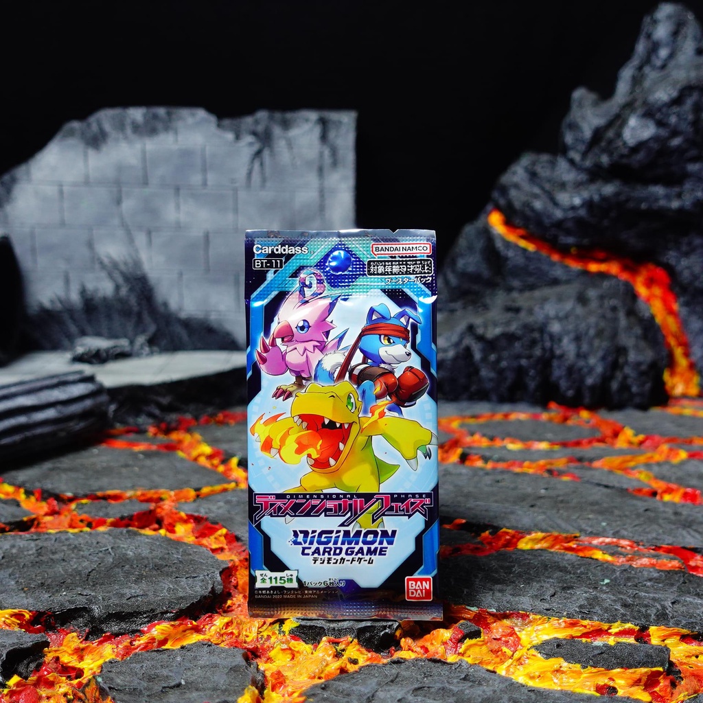 การ์ด Digimon TCG Dimension Phase Booster Pack ของแท้ Bandai BT11 ...