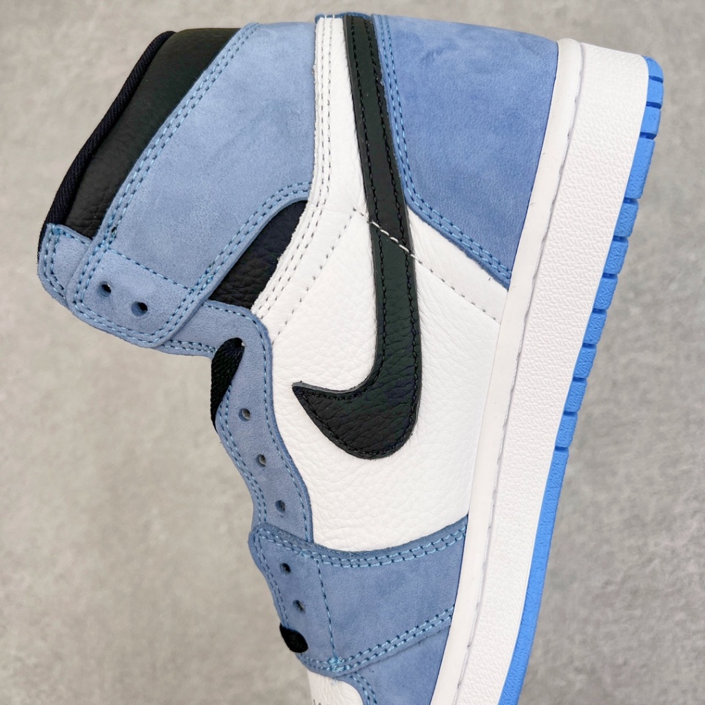 Nike Air Jordan AJ1 Highวิทยาลัย สีน้ำเงิน วินเทจสบาย ๆ สวมใส่ลื่นวิ่ง ...
