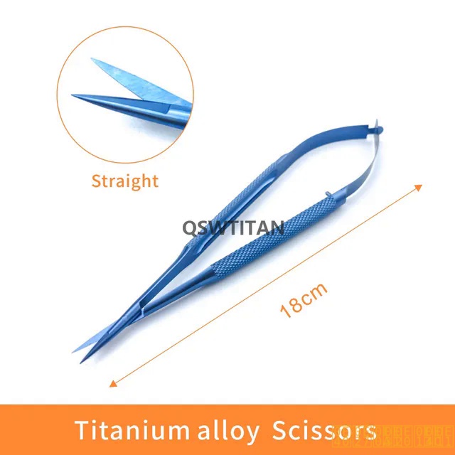 Ophthalmic Scissors Micro Cornea Scissors Hand Tool Surgery Training ...