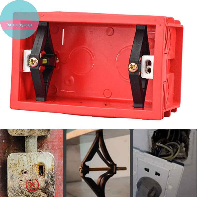 Sund 118 Type Switch Socket Bottom Box Repair Screw Broken Old Mounting ...