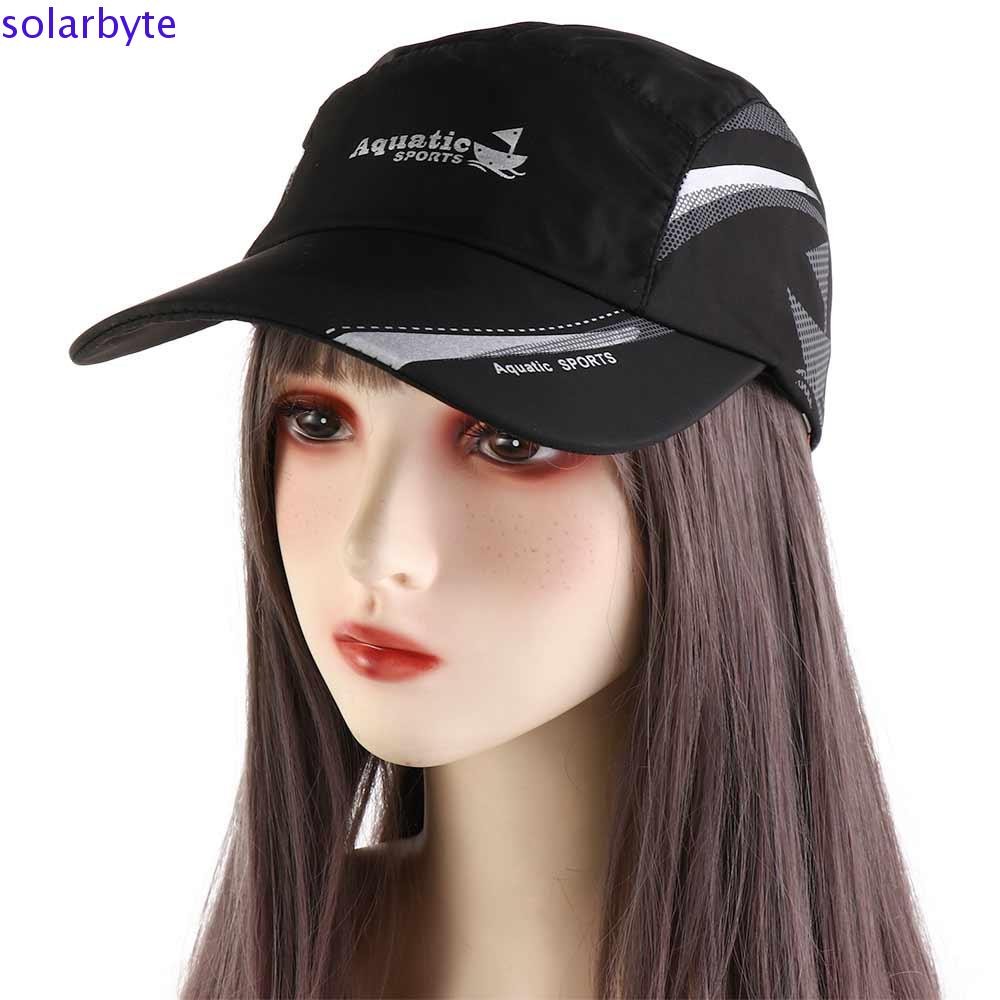 Solarbyte หมวกเบสบอลเทนนิสกีฬาฤดูร้อนหมวกผู้ชายผู้หญิงแห้งเร็วหมวกกอล์ฟแบบปรับได้ | Shopee Thailand