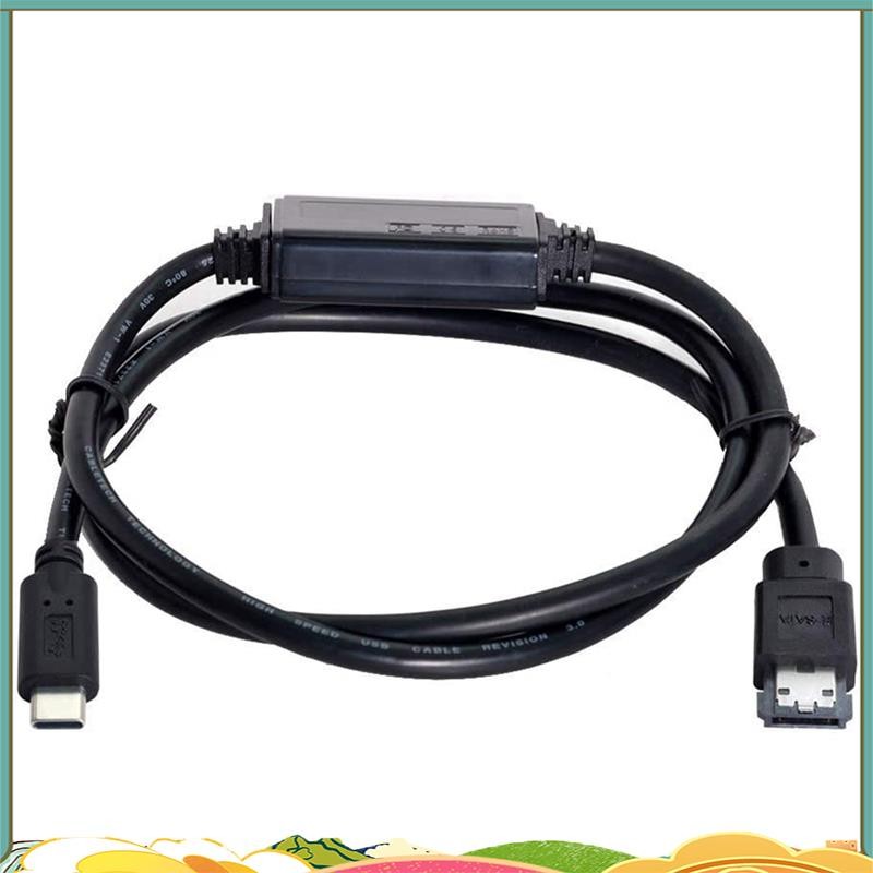 Asata ถึง USB C สาย USB Type C โฮสต์ชาย to ESATA ESATAp สาย HDD สําหรับแล็ปท็อปพีซี | Shopee ...