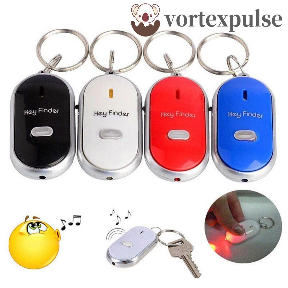 Vortexpulse LED Whistle Key Finder Anti-Lost 4 สีพวงกุญแจกระพริบ Key ...