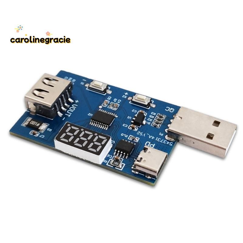 Qc2.0 QC3.0 PD3.0 PCB Decoy โมดูล 3.6-20V ปรับมัลติฟังก์ชั่นแรงดันไฟฟ้า ...
