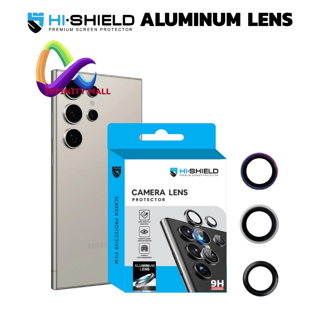 Hi Shield Aluminium Lens ฟิล์มเลนส์กล้อง วงแหวน สำหรับ Samsung Galaxy ...