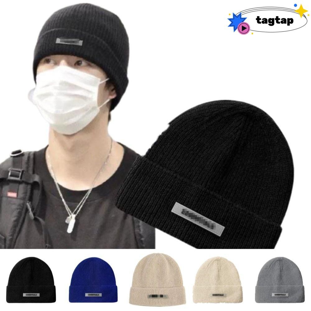 Tagtap หมวกถัก,ป้องกันแสงแดดระบายอากาศหมวกหมวก,ตัวอักษรน่ารักปักเผยใบหน้าหมวกอบอุ่นขนาดเล็กฤดู ...