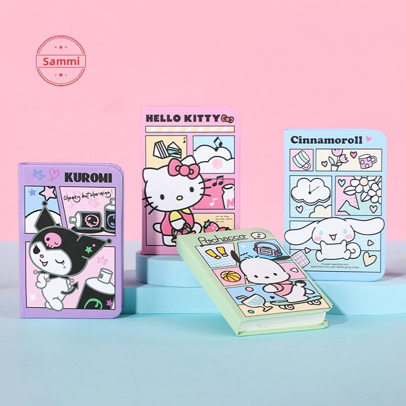 Sammi Sanrio A7 Hard Shell Notebook การ์ตูน Kuromi Hello Kitty ...