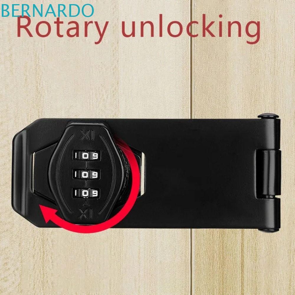Bernardo Rotary Hasp Locks, 3-Digit ติดตั้งง่ายรหัสผ่านล็อคประตู,ไม่มี ...