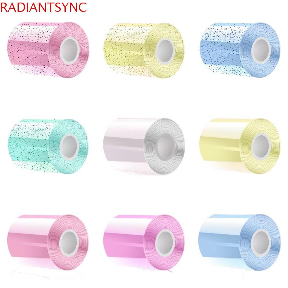 Radiantsync เทปฟองนาโนเหนียวสูง, เทปใสแบบใช้ซ้ําได้ Blowable Bubble Tape, PET สองด้านเทปอเนก ...