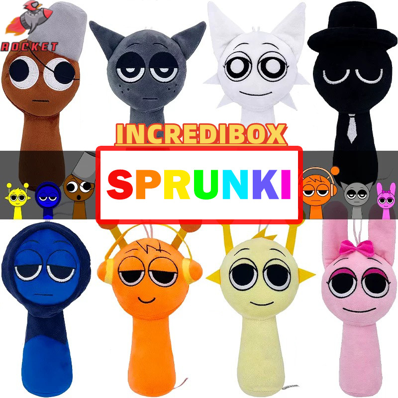 🔥พร้อมส่ง🔥Sprunki Plush Toy Sprunki Incredibox เกมสีเทา Venda Oren ...