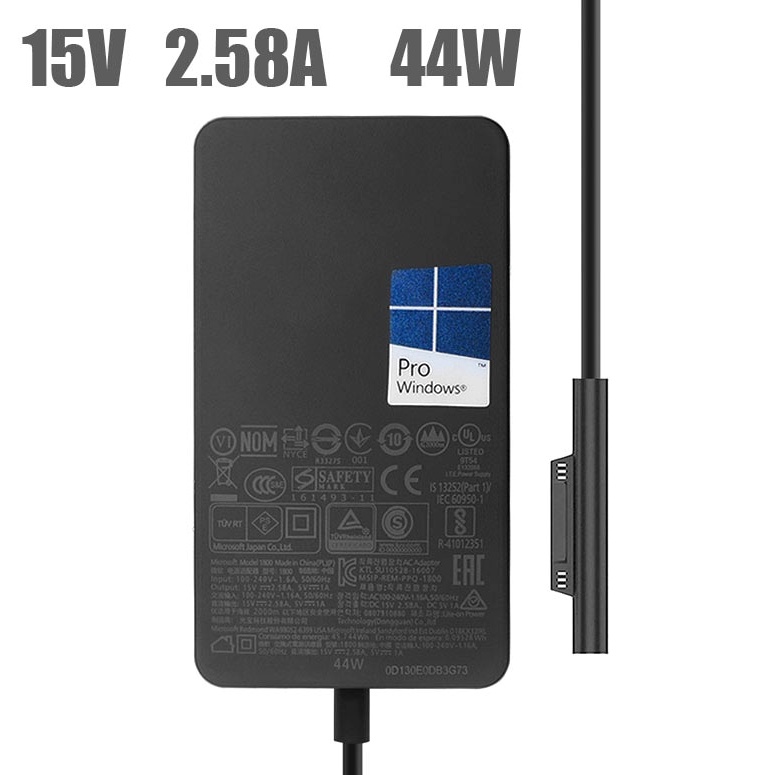Microsoft Surface สายชาร์จ Power Adapter 44w 15V 2.58A Charger สำหรับ ...