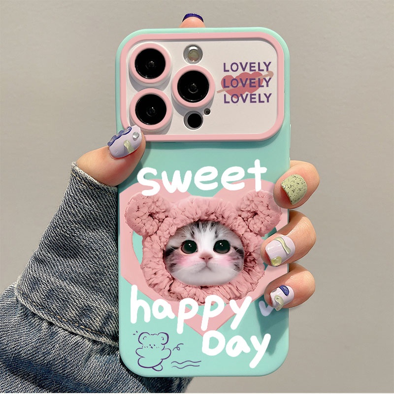 เคส iphone hone 7 8 plus 11 12 Pro Max iphoneX Xr Xs Max เคสโทรศัพท์แบบนุ่มแมวน่ารักที่ทันสมัย ...