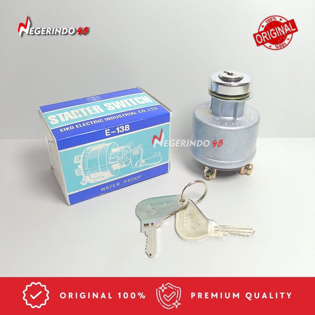 สวิตช์เดิม STARTER DIESEL EIKO E-138 UNIVERSAL 6-FOOT WATERPROOF CONTACT KEY | Shopee Thailand