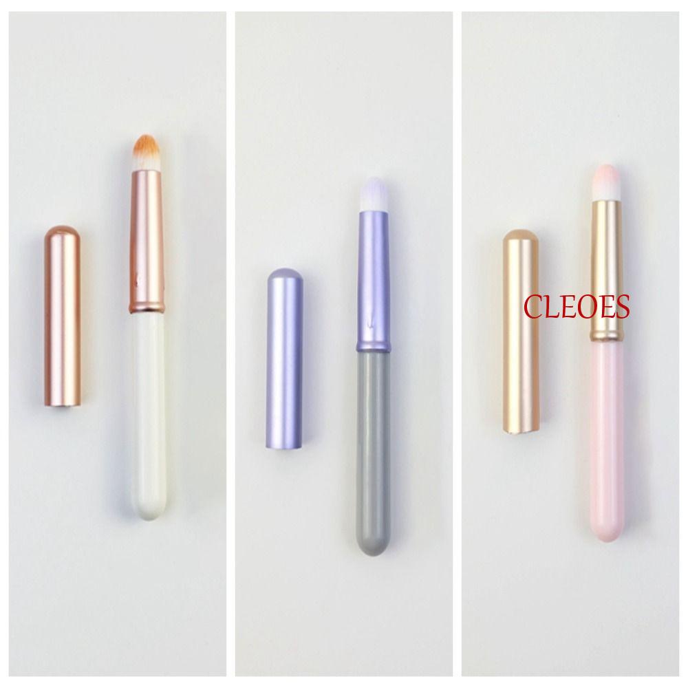 Cleoes แปรงคอนซีลเลอร์ หัวกลม ขนาดเล็ก แบบพกพา อเนกประสงค์ | Shopee Thailand