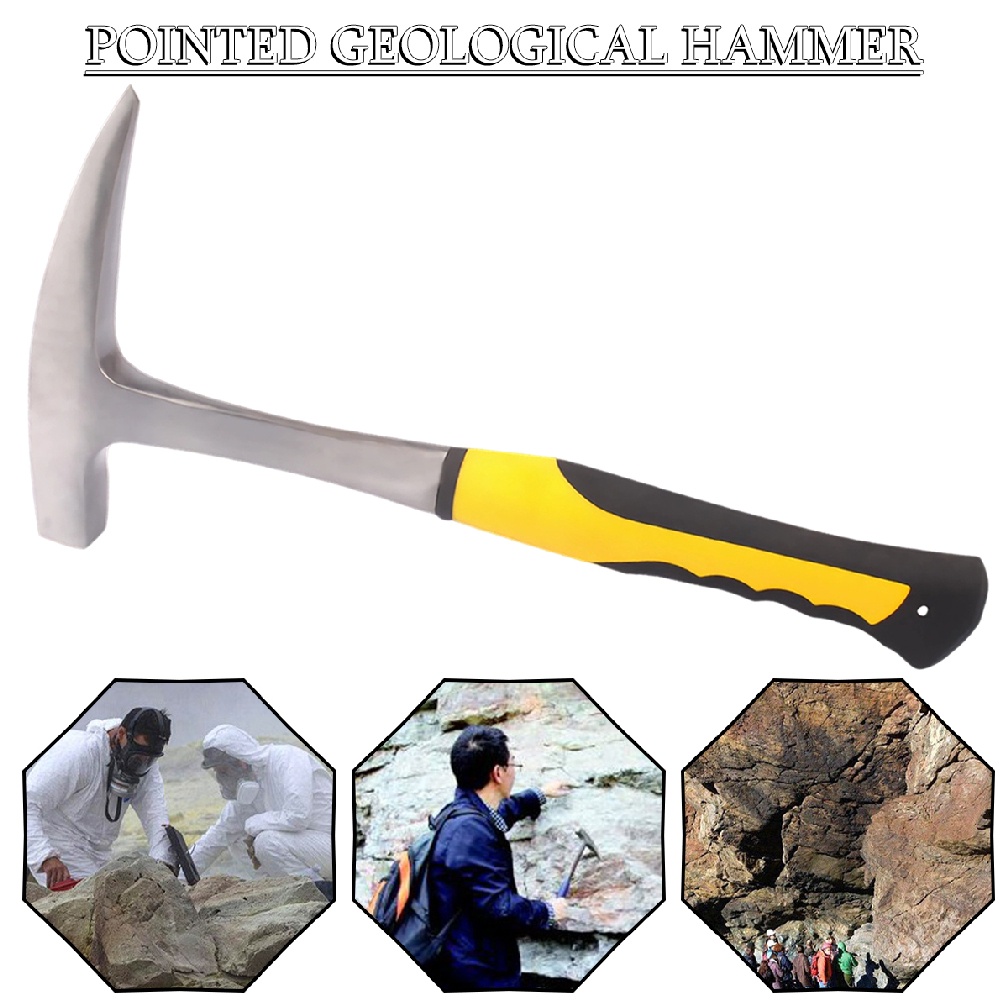 Rock Pick Hammer for Geological Rock Hounding Prospecting Mining Fossil ...