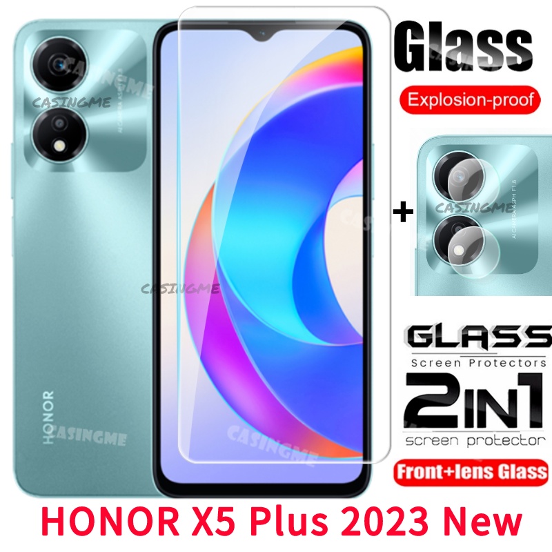 ฟิล์มกระจกนิรภัยกันรอยหน้าจอ เลนส์กล้อง ด้านหลัง สําหรับ Honor X5 Plus ...