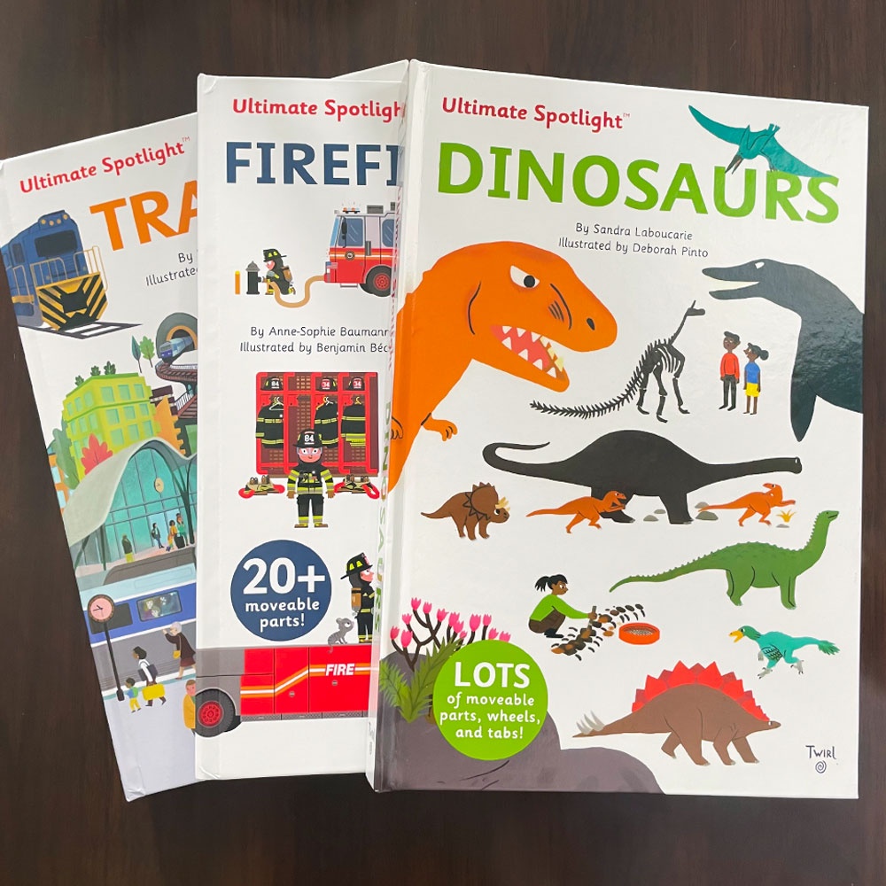 Ultimate Spotlight: Trains/ Dinosaurs/ Firefighters Science Knowledge ...