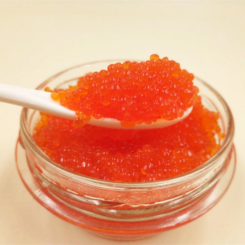 ZEJUN รัสเซียนําเข้าซอสไข่ปลาปลาแซลมอนซูชิทําอาหารคาเวียร์ 105g | Shopee Thailand