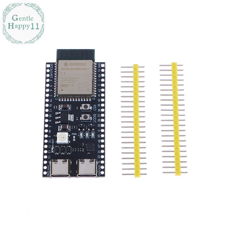 Gentlehappy ESP32-S3-N16R8 บอร์ดโมดูลไร้สาย WiFi BLE 5.0 ESP32S3 ESP32-S3-WROOM-1 สําหรับ ...