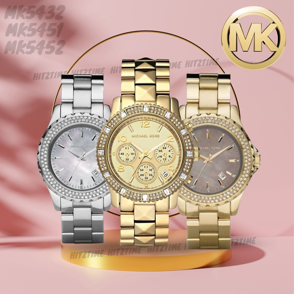 HITZTIME นาฬิกา Michael Kors OWM221 นาฬิกาข้อมือผู้หญิง นาฬิกาผู้ชาย Brandname รุ่น MK5431 ...