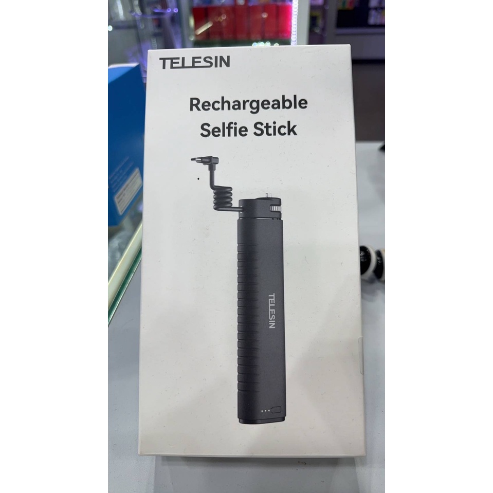 Telesin TE-CSS-001 ไม้เซลฟี่ แบบชาร์จไฟ QC PD3.0 90 ซม. (พร้อมส่ง ...