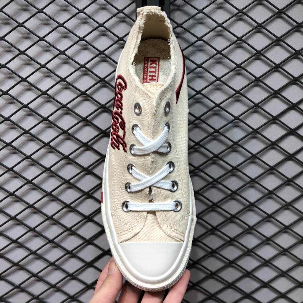 KITH x Coca-Cola x Converse Chuck 70 Low Vintage Beige, Navy Blue, Wine ...