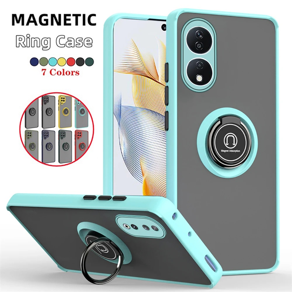 เคสโทรศัพท์มือถือแบบแข็ง พร้อมแหวนแม่เหล็ก กันกระแทก สําหรับ Honor X7B 2023 4G 5G X7B | Shopee ...