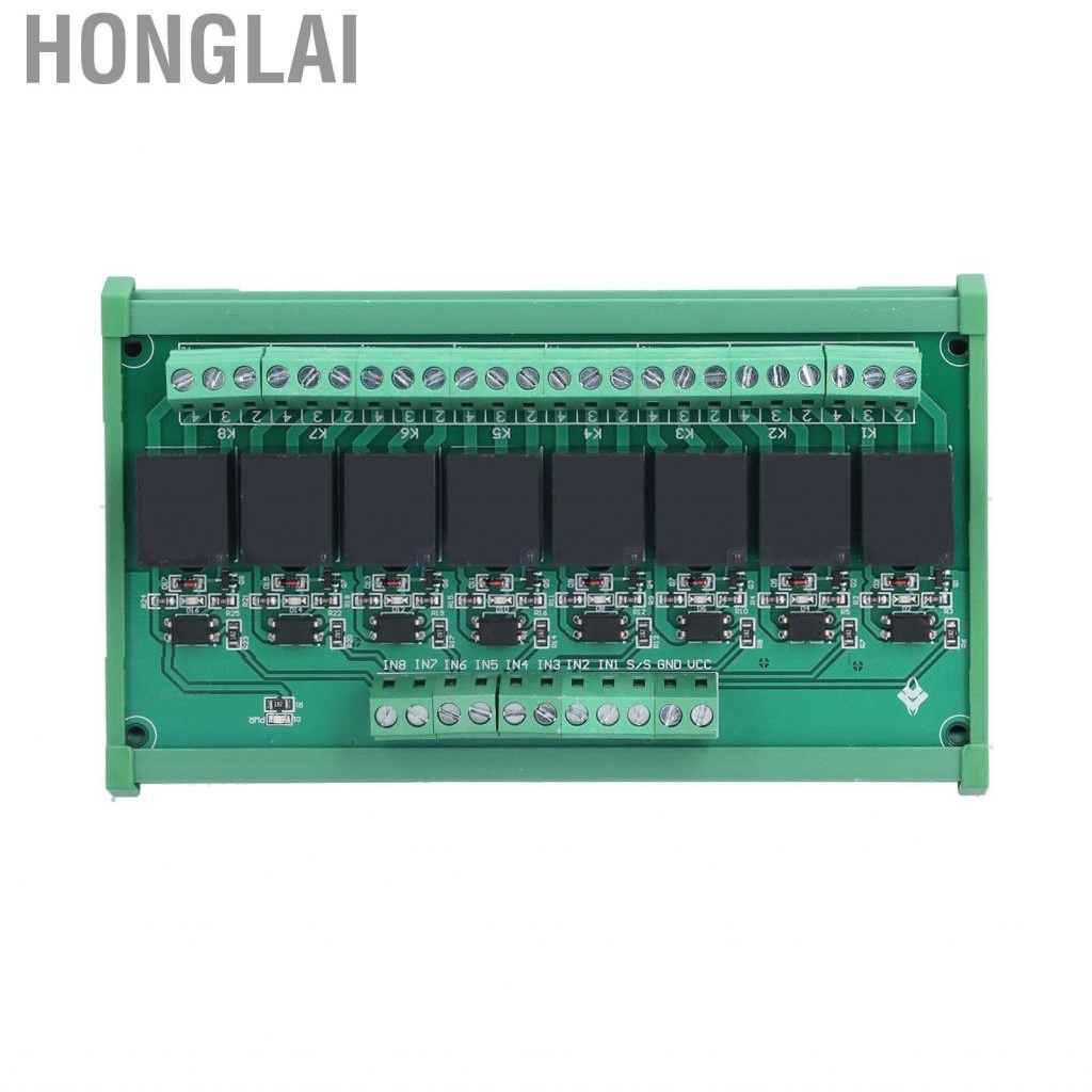 Honglai Relay Module 8 Channel High Low Level Optocoupler Isolation SCM ...
