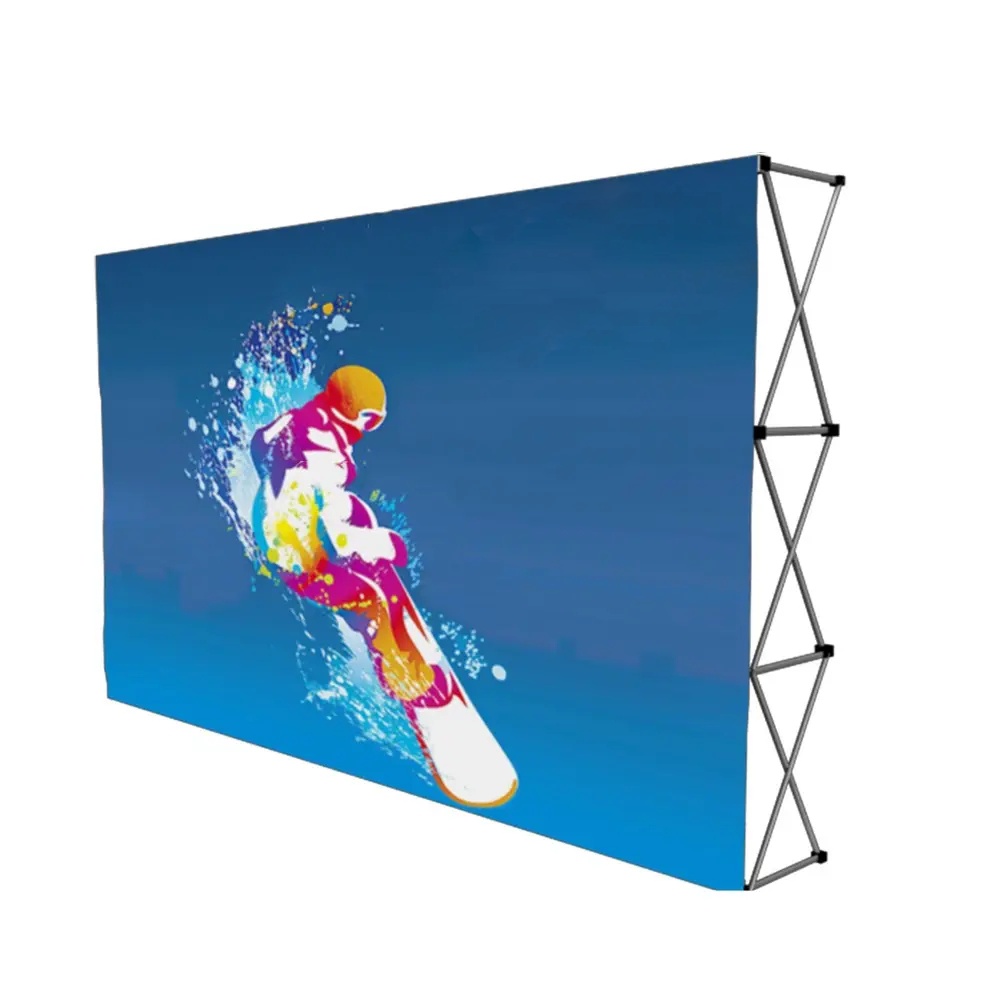 Popup Pull Frame Backdrop ขาตั้งฉากแบล็คดรอป 3x3 3x4 ฟูเฟรม(ตรง) ผ้า ...