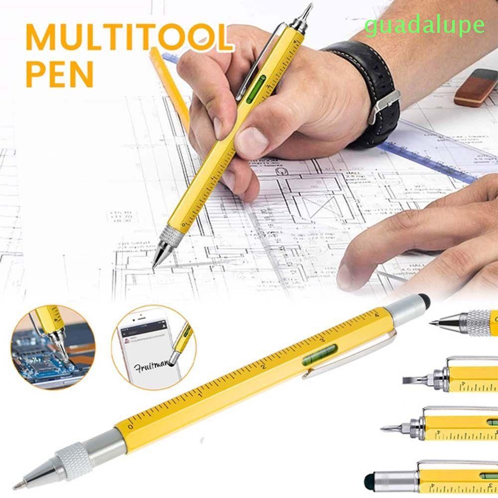 Guadalupe ปากกาลูกลื่นอลูมิเนียม Multi Function Level Meter Gadget ปาก ...
