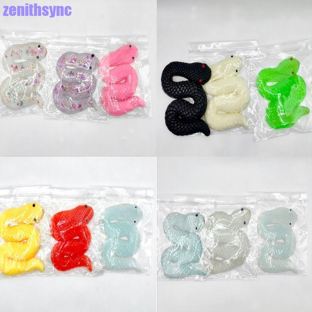 Zenithsync ตุ๊กตางูบีบของเล่น,ดึงงู Long-tail Cobra Pinch Music ของเล่น ...