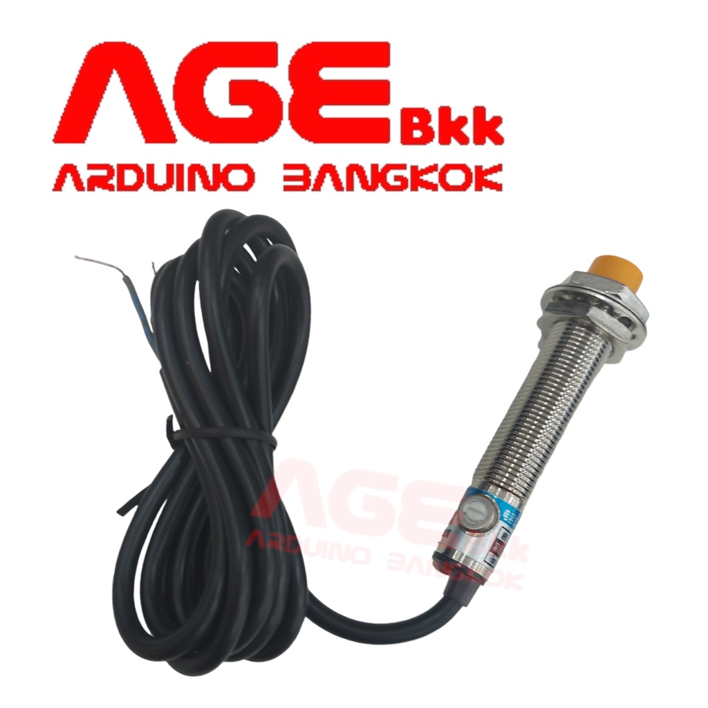 LJC12A3-A-Z/AX Capacitive Proximity Sensor Switch, M12, NPN, NC, 6 ... LJC12A3-A-Z/AX Capacitive Proximity Sensor Switch, M12, NPN, NC, 6 ...