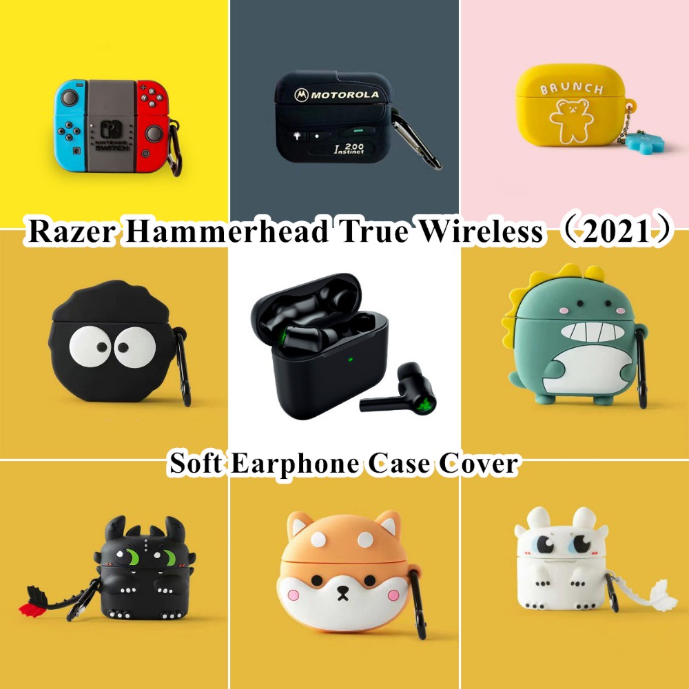 【Case Home】เคสหูฟัง แบบนิ่ม ลายการ์ตูนน่ารัก สําหรับ Razer Hammerhead ...