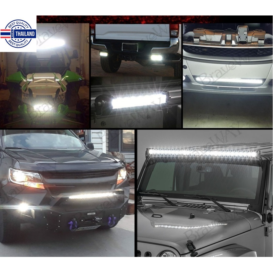 Slim inch Led Light Bar 24v led light 4x4 Offroad For Trucks ATV UAZ ...