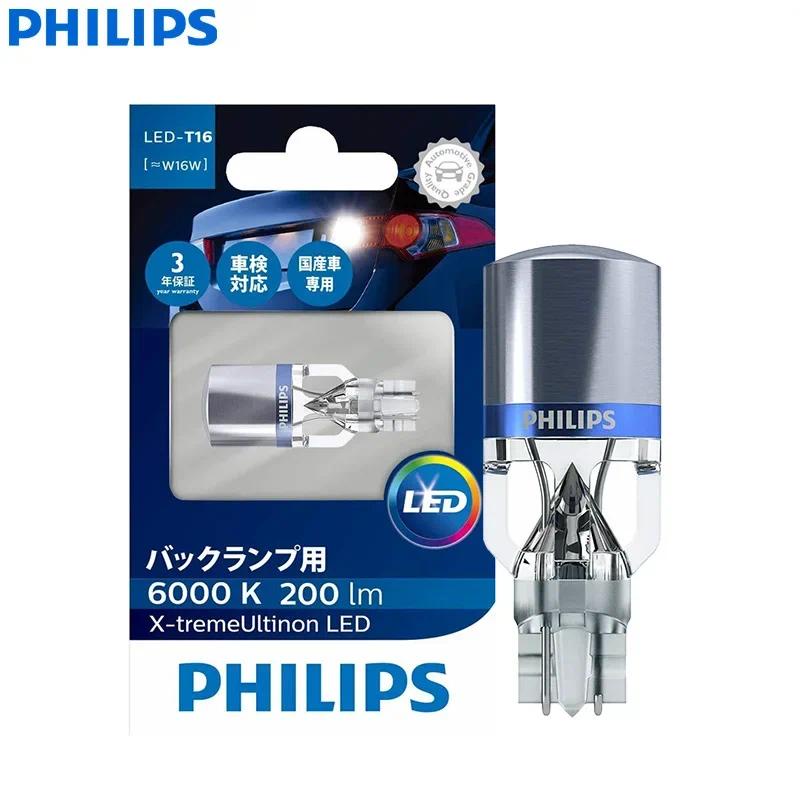 Philips X-tremeUltinon LED 921 T16 T15 W16W 6000K สีขาวสว่างอัตโนมัติไฟ ...