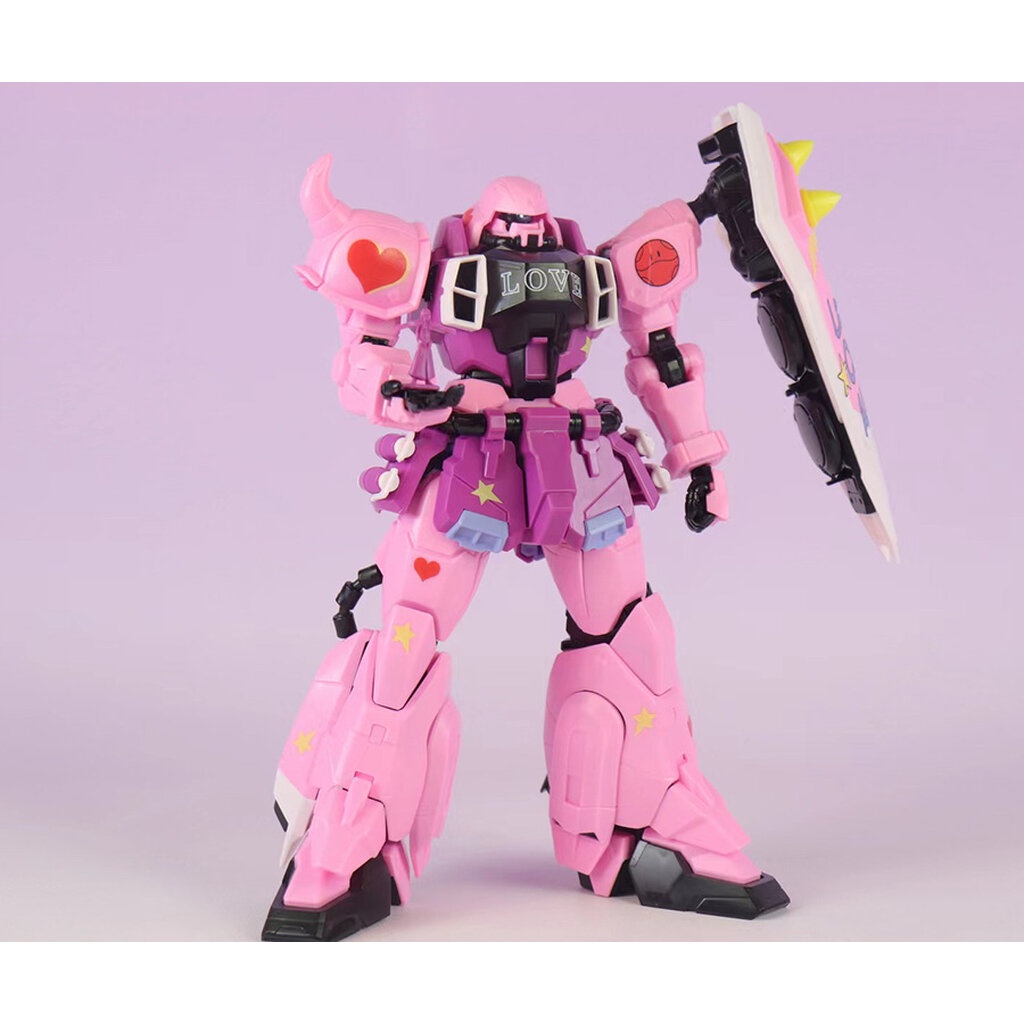 Flash Model MG 1/100 Zaku Pink Warrior LIVE CONCERT [Huanying] | Shopee ...